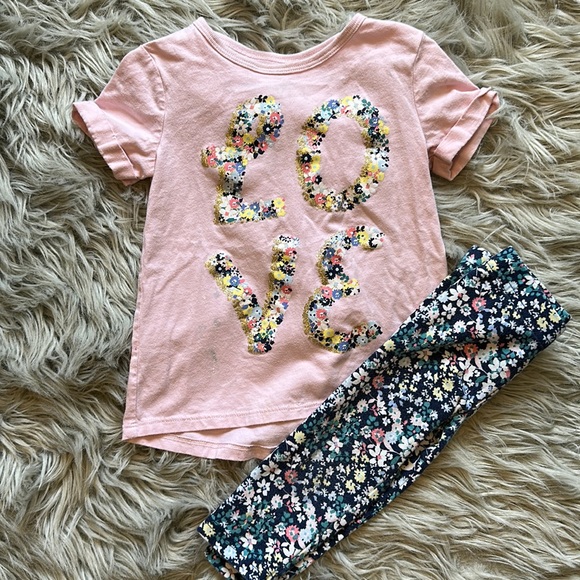 Carter's | Matching Sets | Carters 2t Matching Set With Flowers | Poshmark